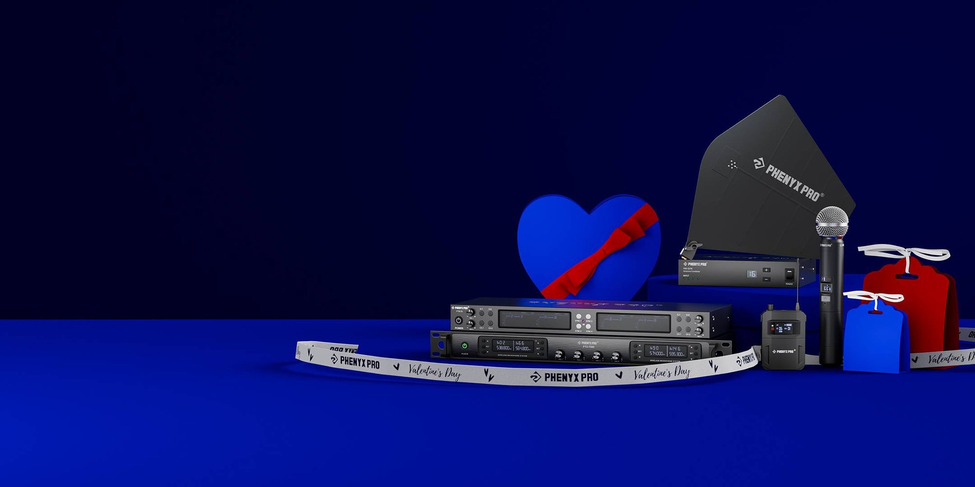 PTX-15 4-Channel Audio Mixer w/ 16 DSP Effects - Phenyx Pro