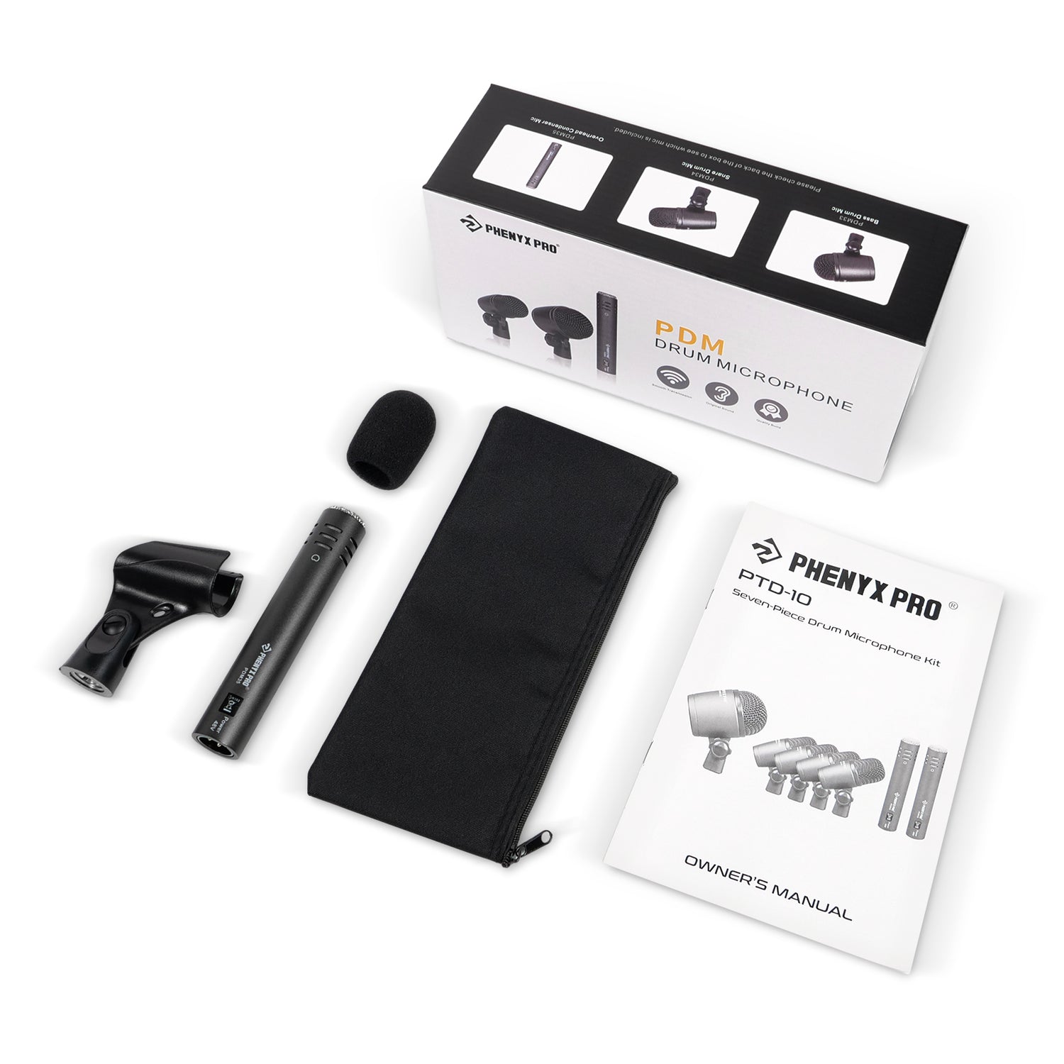 PDM35 Overhead Condenser Mic - Phenyx Pro