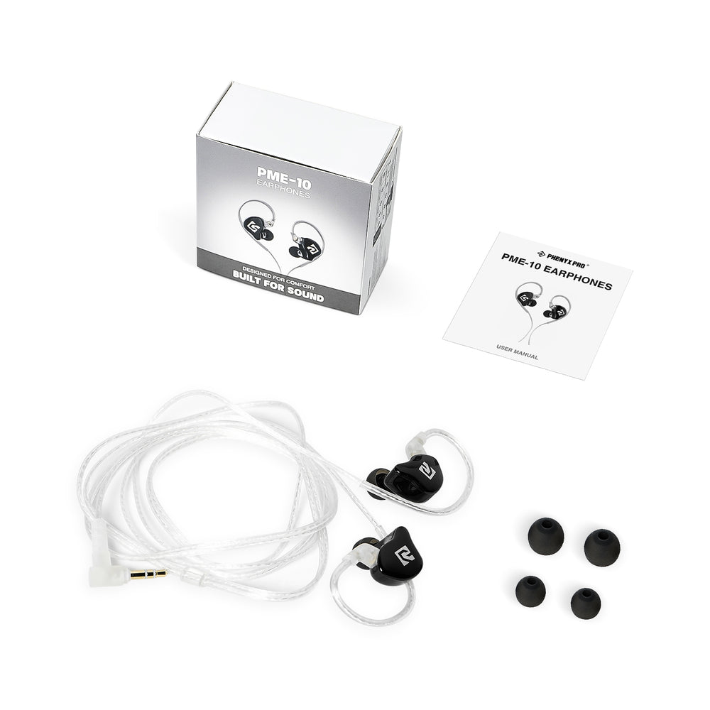 PME-10 Wired Earphones for In-Ear Monitoring - Phenyx Pro