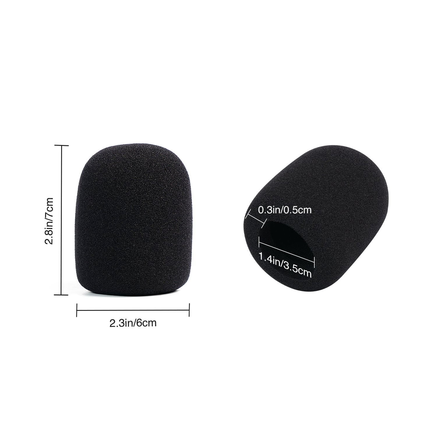 PTA-WDS5 5 Pack Reusable Thick Foam Mic Covers - Phenyx Pro