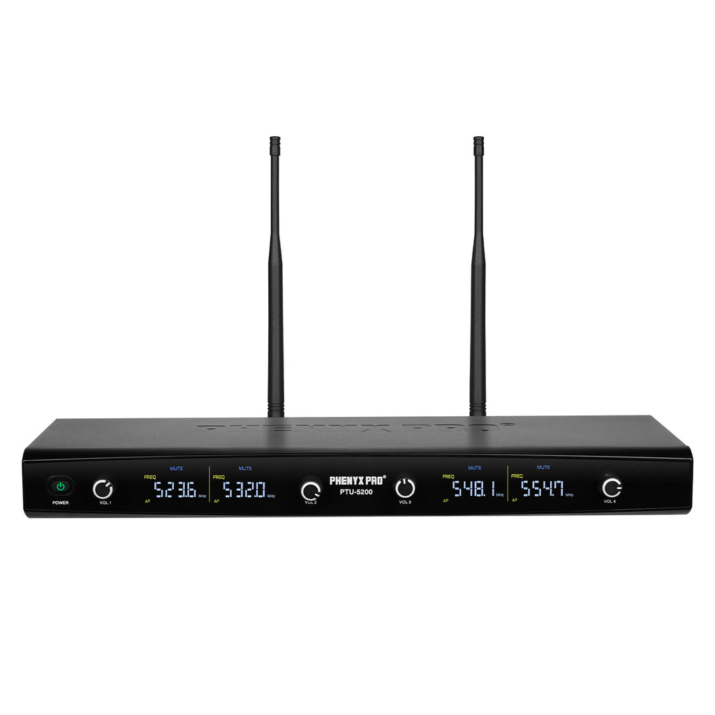 PWR-5200 Quad Wireless Receiver for PTU-5200 - Phenyx Pro