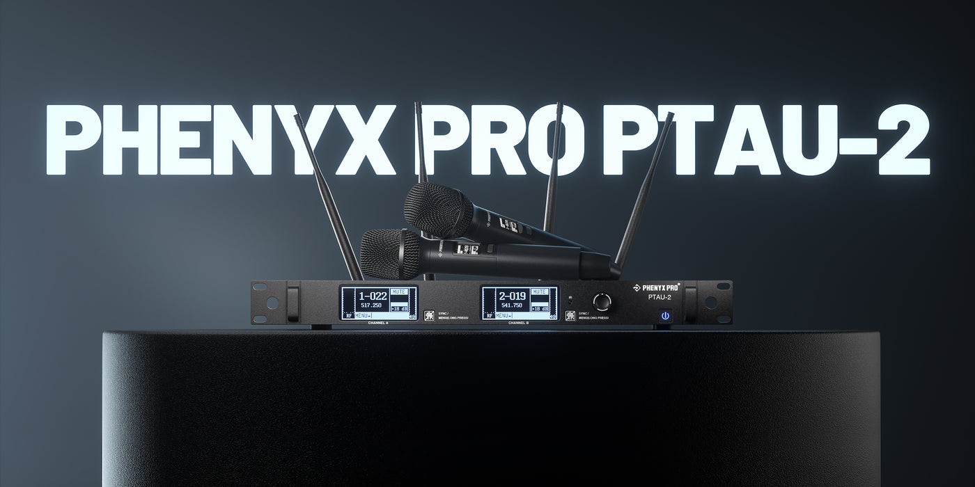 Phenyx Pro | Professional Wireless Microphones, IEM systems, Mixers